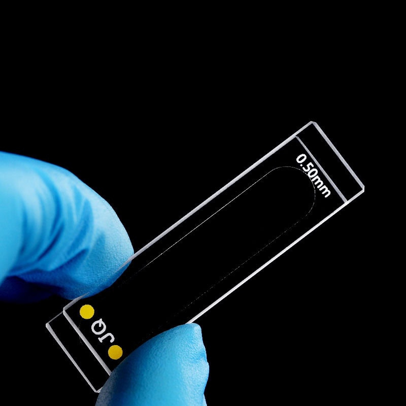 Quartz Cell with Detachable Window , Adapter Included, 0.5mm Pathlength ...