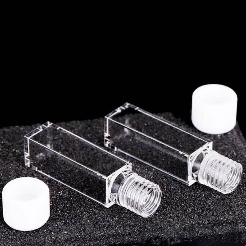Screw 10mm, 3.5mL, 5 Windows, Flat Bottom, HTR, New, QS5HF, Fluorometer ...