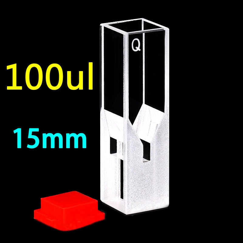Quartz Micro Fluorescence Cuvette , 10 / 2mm Pathlength, 100 UL, Z Dim ...
