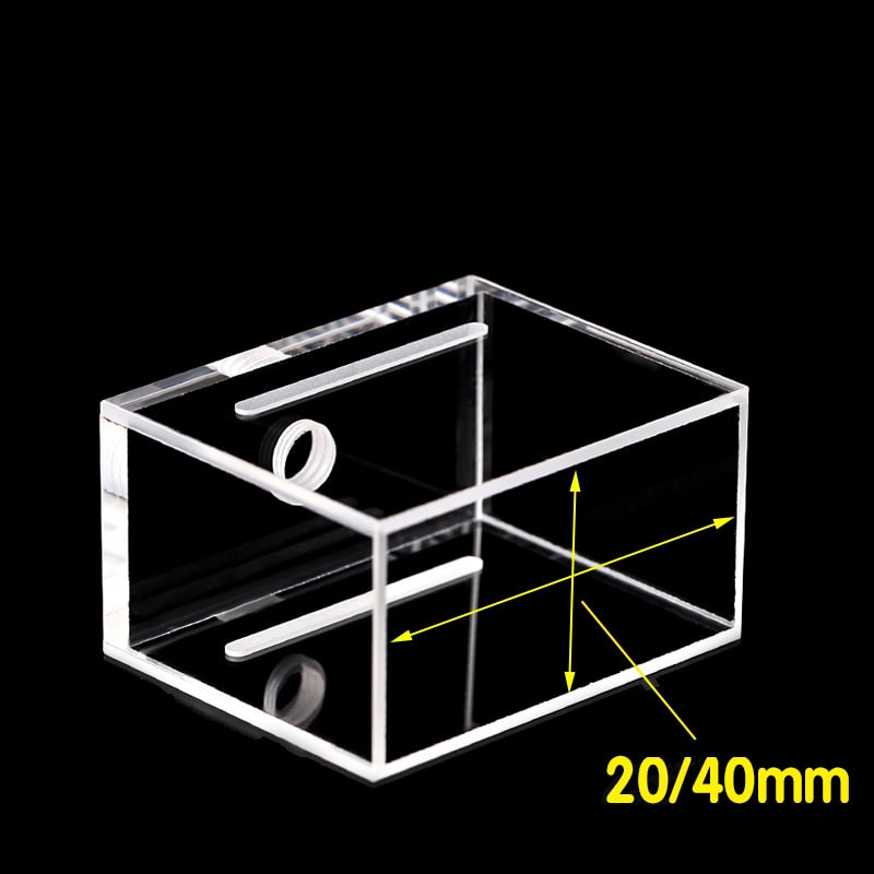 Glass Custom Tank with M6 Thread , 20 / 40mm Pathlength, 24 mL, Glass ...