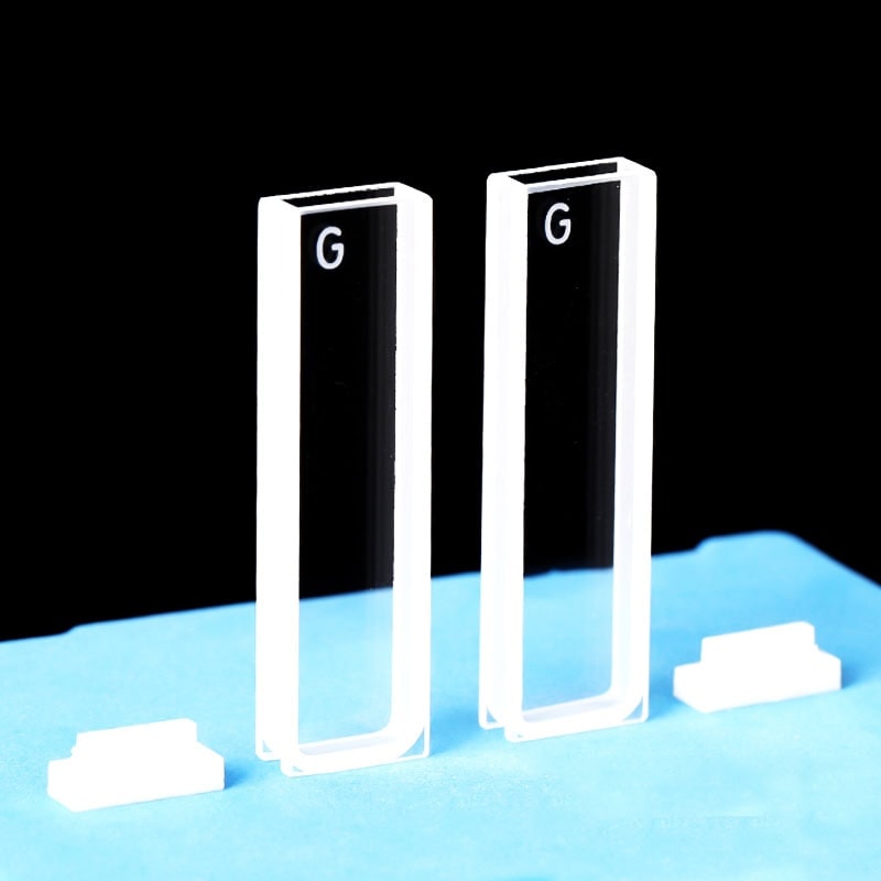 Glass Cuvette, with Lid, 3mm Pathlength, 1.05 mL, CRF / Fused, GCT214-2 ...