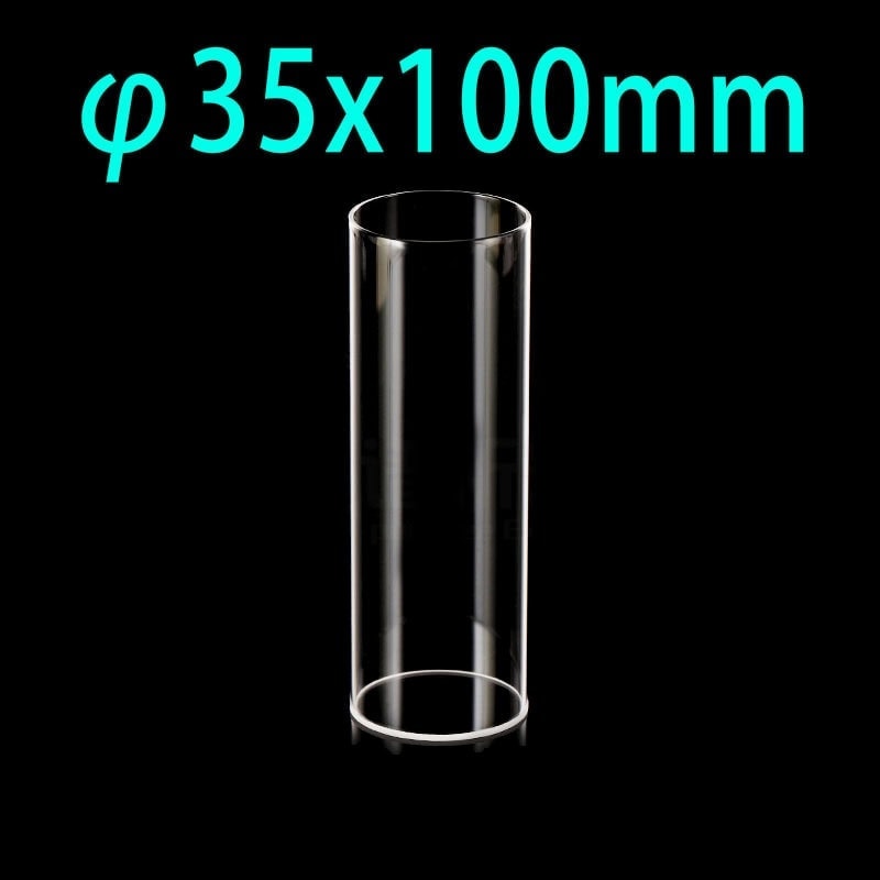 Quartz Reflection Cylindrical Cuvette, Φ35x100mm, CRF / Fused, UCT247 ...