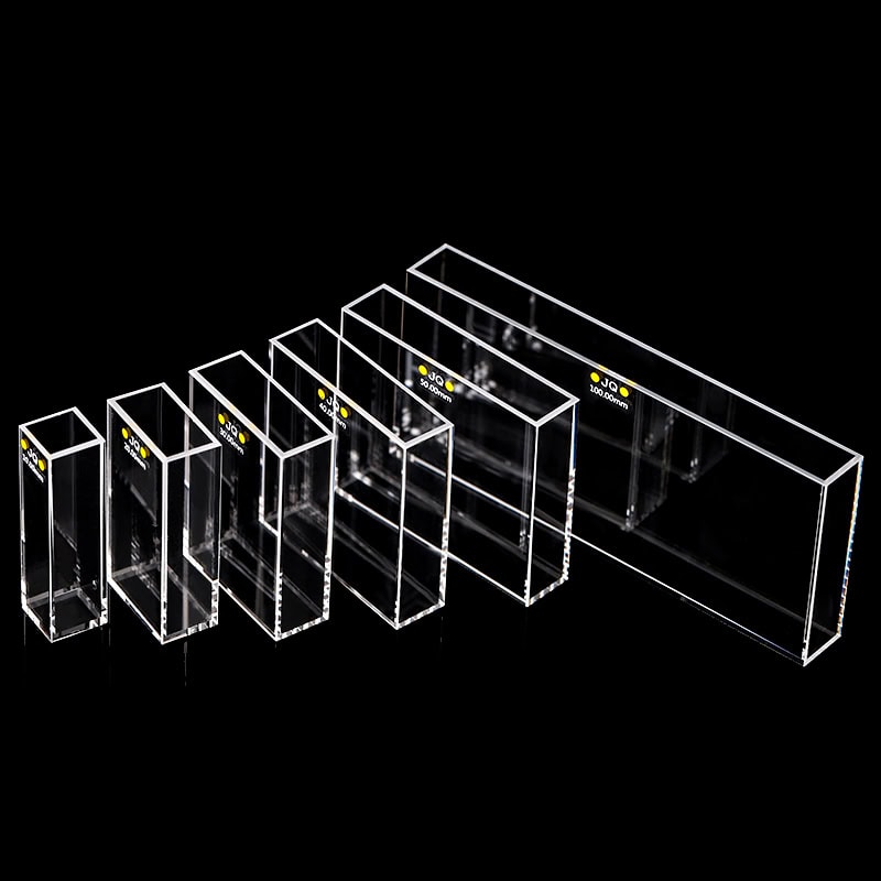 Quartz Short Pathlength Cuvette, 1mm Pathlength, 350 uL, 4 Windows, CRF ...
